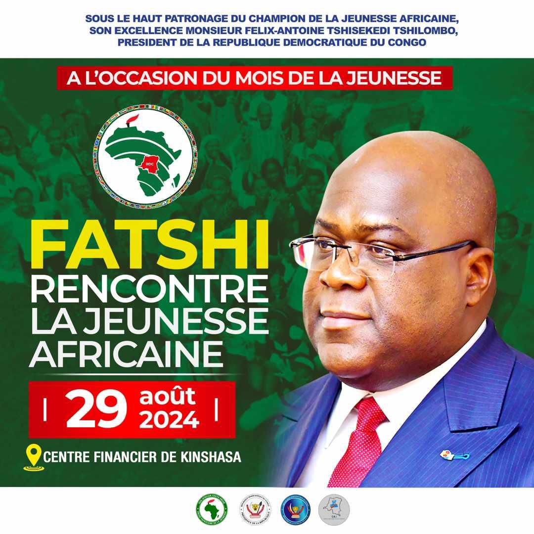 RDC : le premier sommet des présidents de jeunesse africaine annoncé à ...